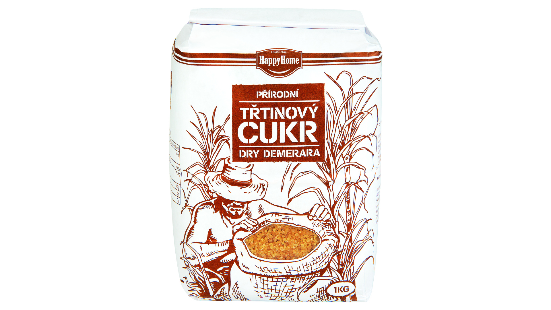 Třtinový cukr Dry Demerara HappyHome levně | Kupi.cz