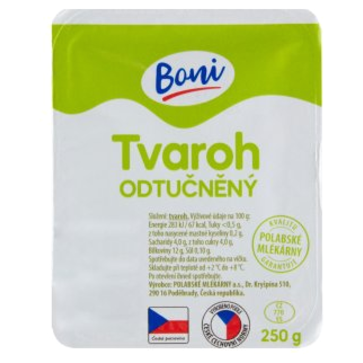 Tvaroh měkký odtučněný Boni levně | Kupi.cz