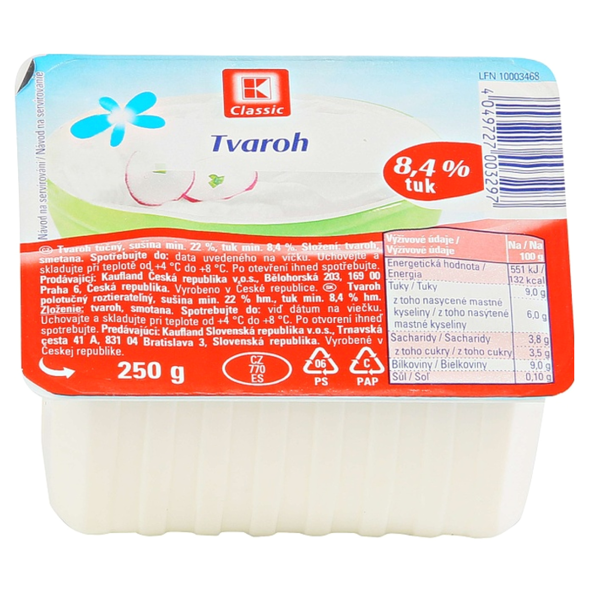 Tvaroh tučný K-Classic levně | Kupi.cz