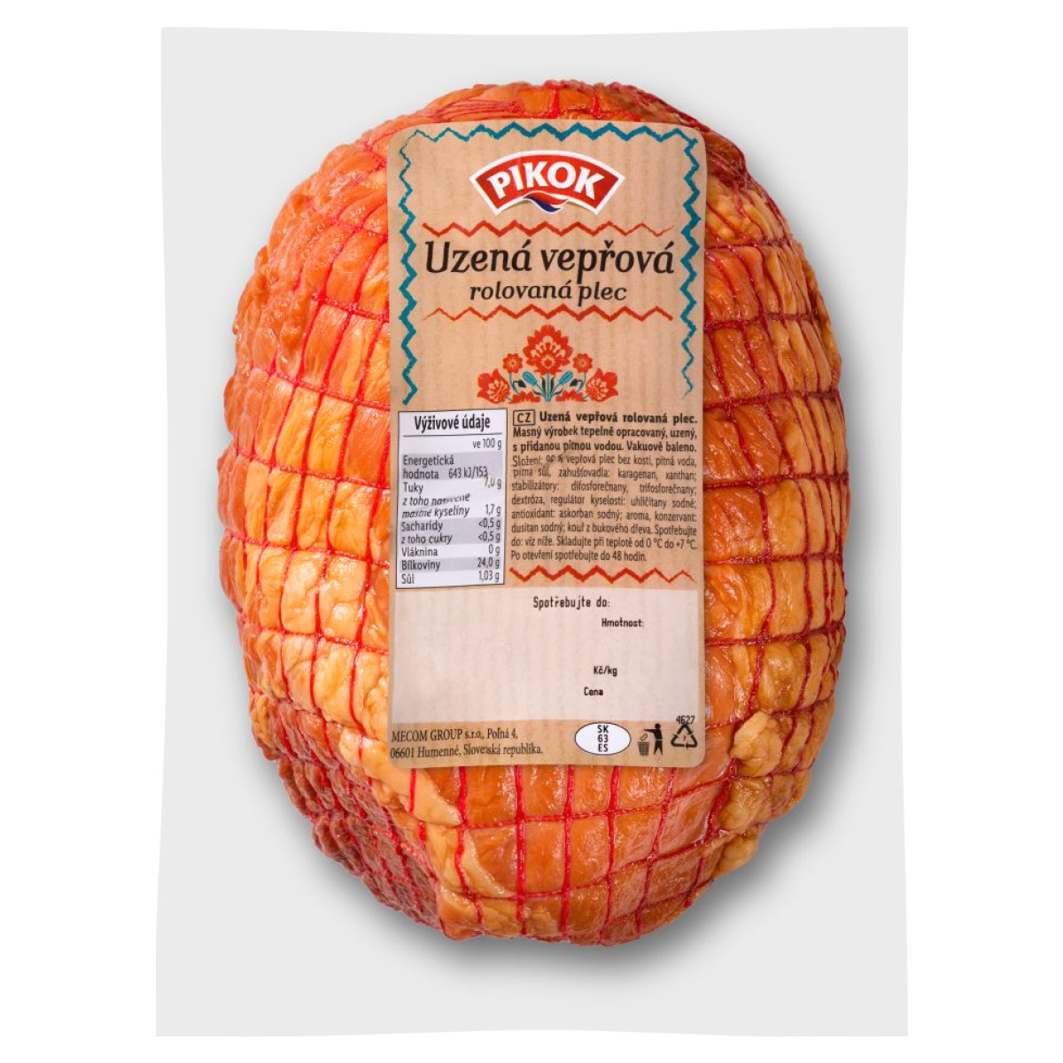 Uzená rolovaná plec Pikok levně | Kupi.cz