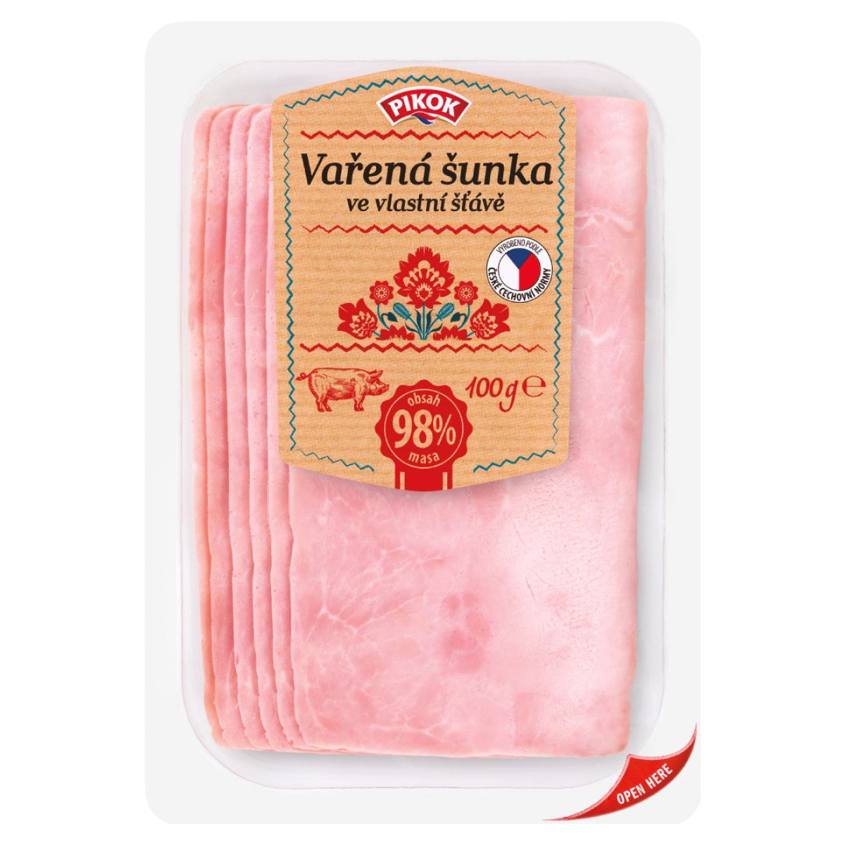 Vařená šunka ve vlastní šťávě Pikok v akci levně | Kupi.cz