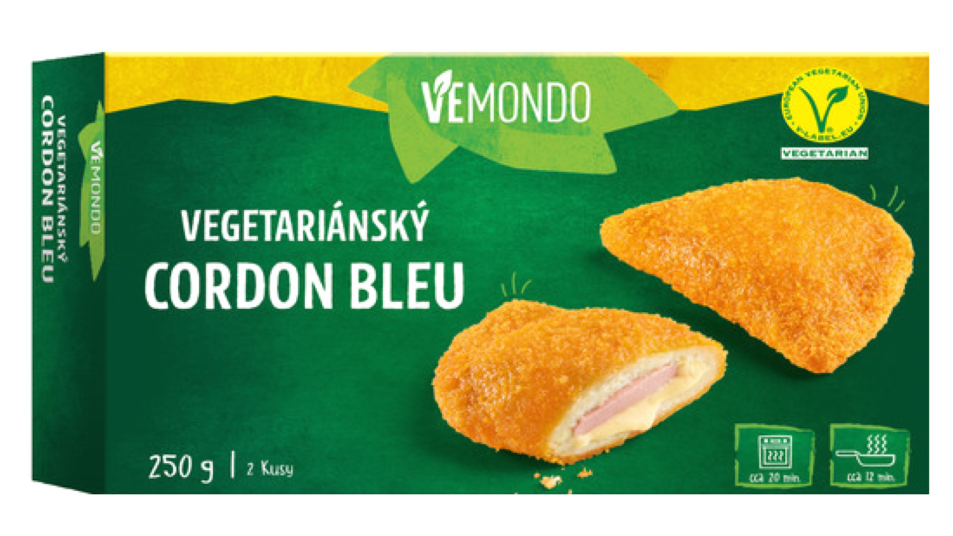 Vegetariánský Cordon bleu mražený Vemondo levně | Kupi.cz