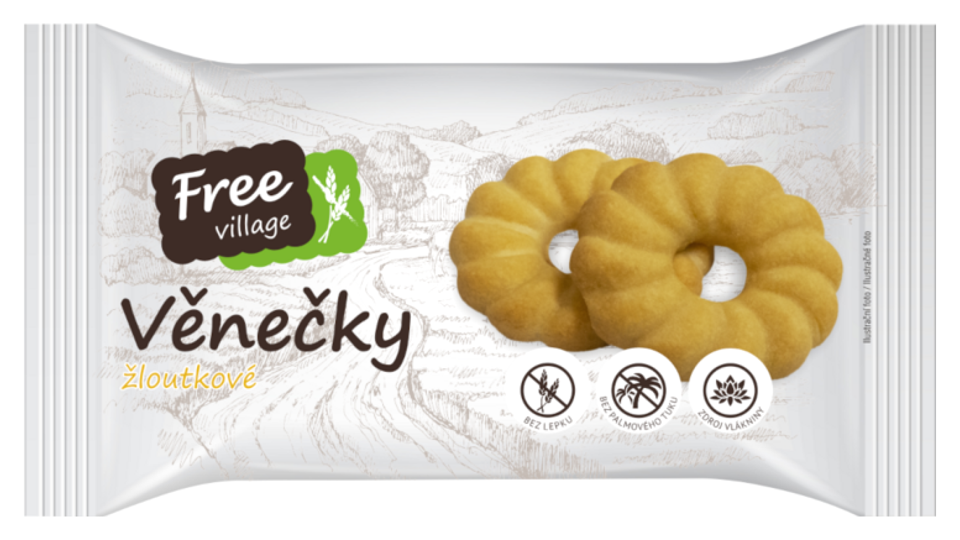 Věnečky bez lepku Free Village Královská chuť levně | Kupi.cz