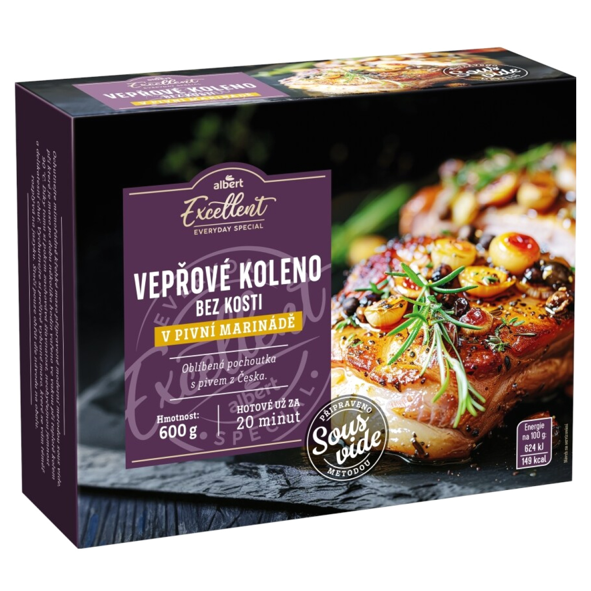 Vepřová líčka Sous vide Albert Excellent levně | Kupi.cz