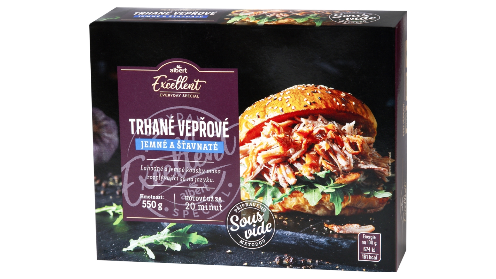 Vepřové trhané maso Sous vide Albert Excellent levně | Kupi.cz