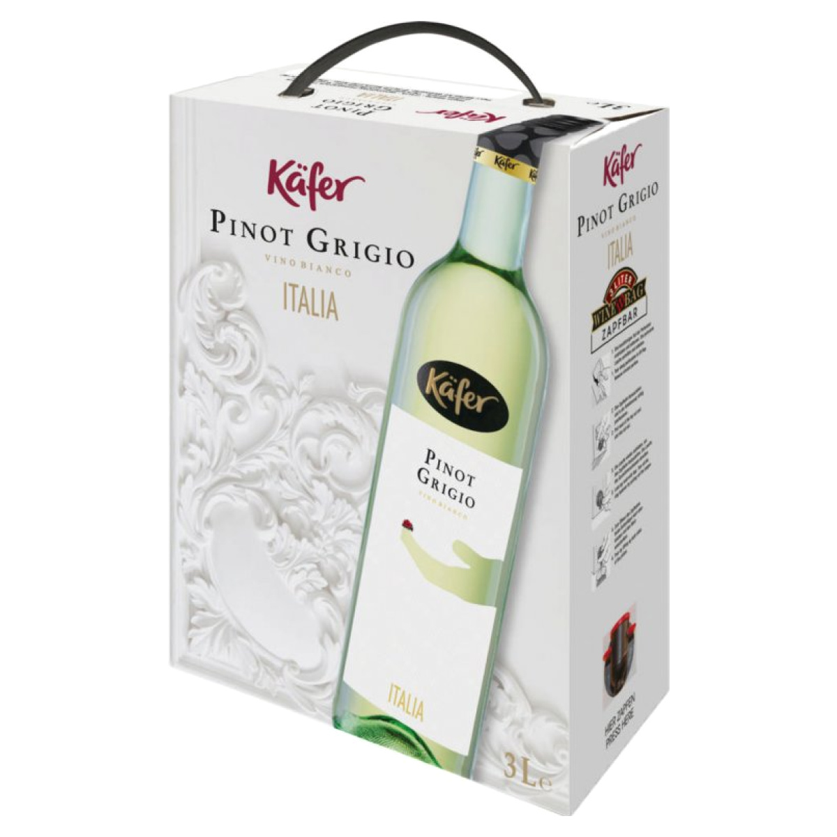 Víno Pinot Grigio Käfer - bag in box levně | Kupi.cz