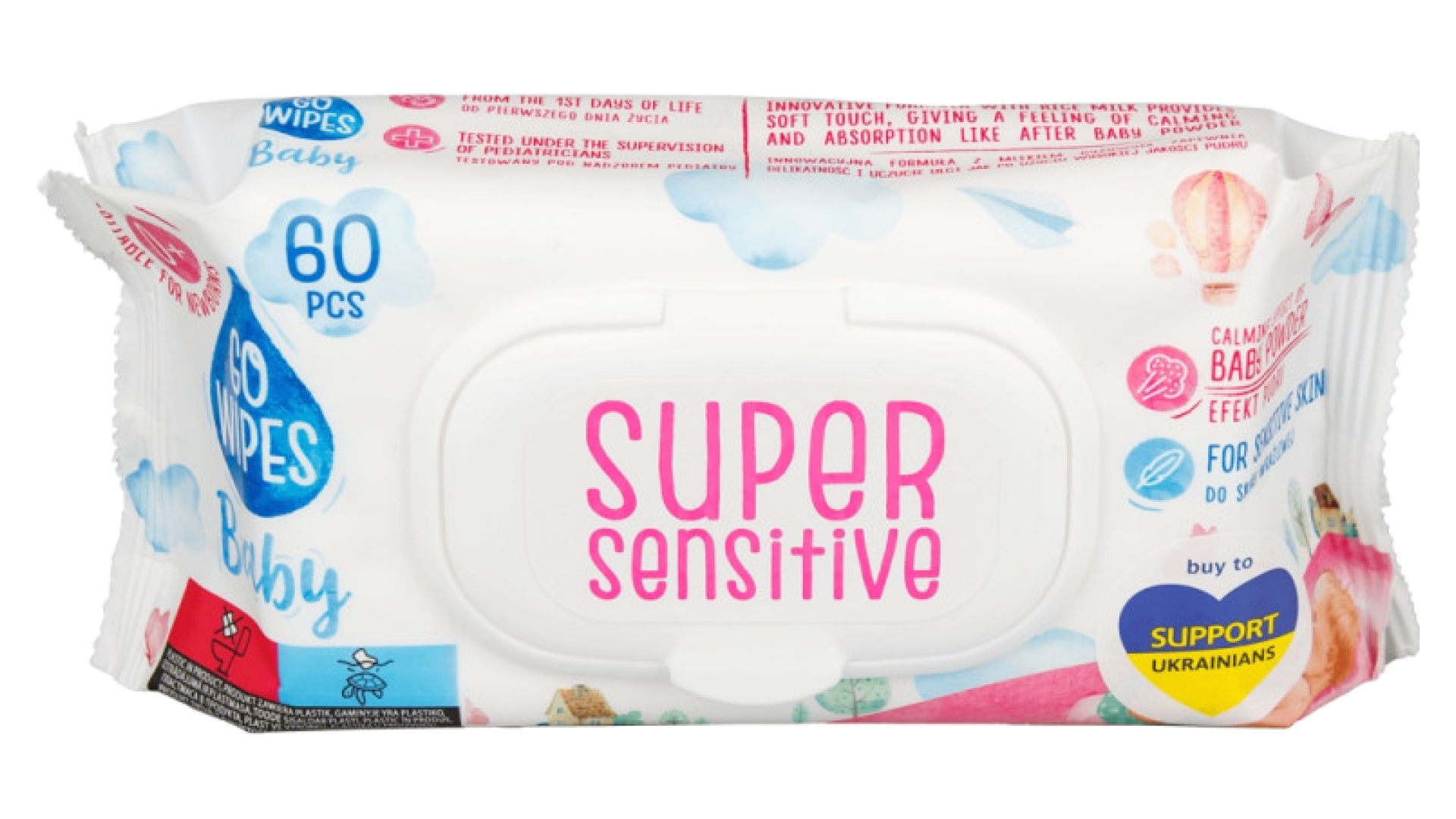 Vlhčené ubrousky dětské Go Wipes levně | Kupi.cz