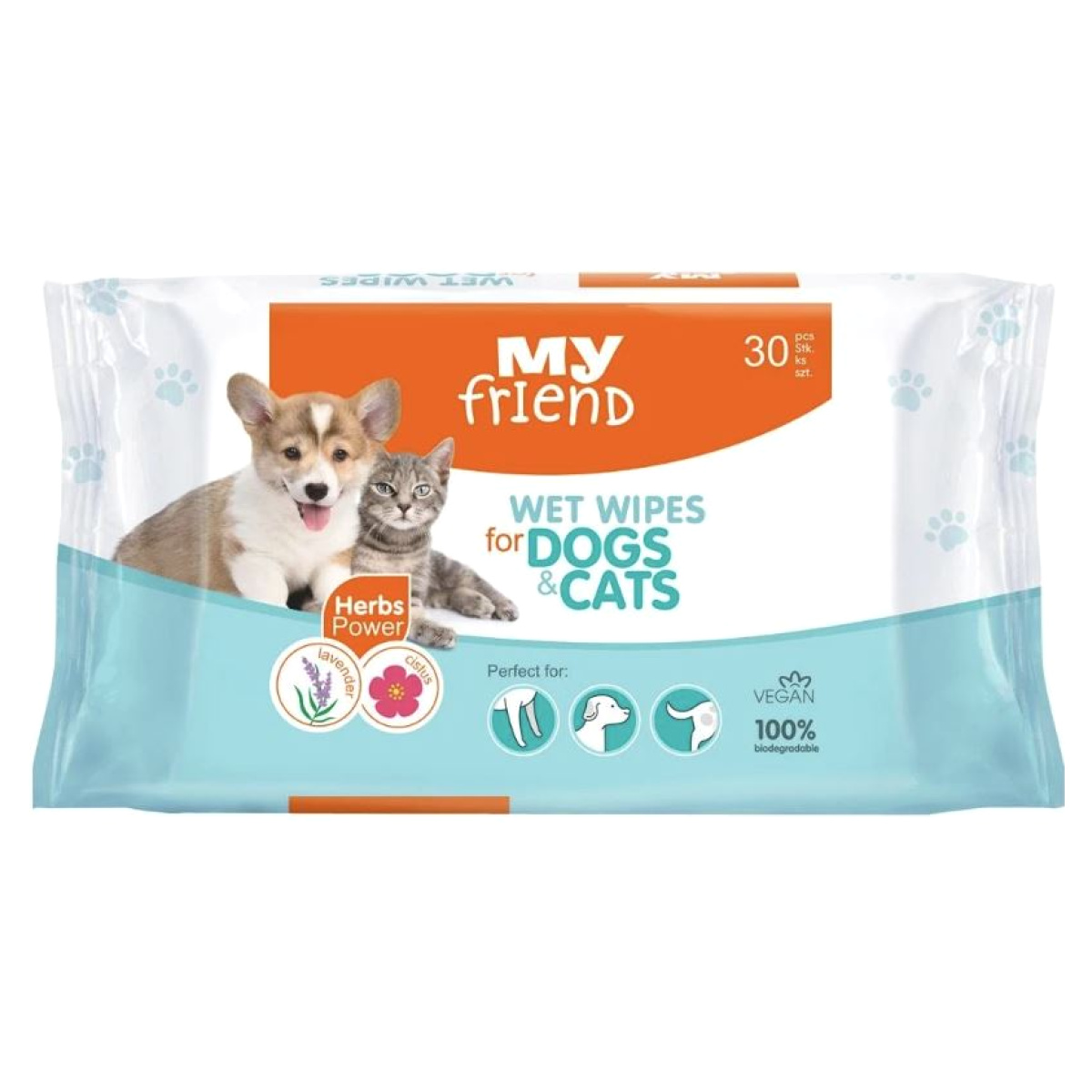 Vlhčené ubrousky pro psy a kočky My Friend levně | Kupi.cz