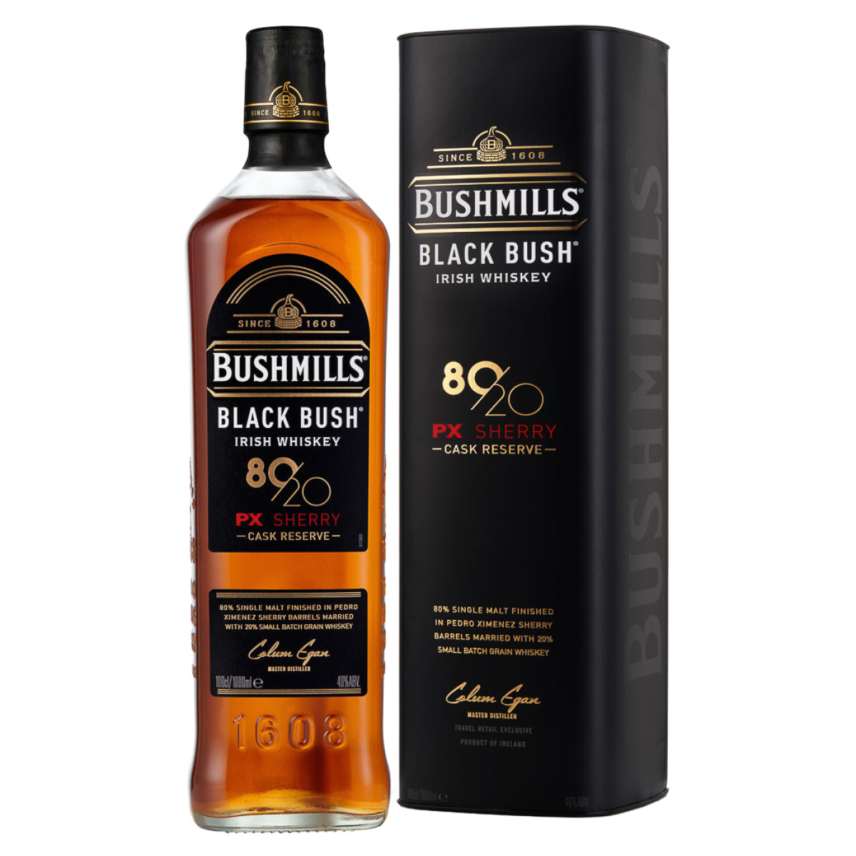 Whiskey irská Black Bush 80/20 PX Sherry Cask Bushmills levně | Kupi.cz
