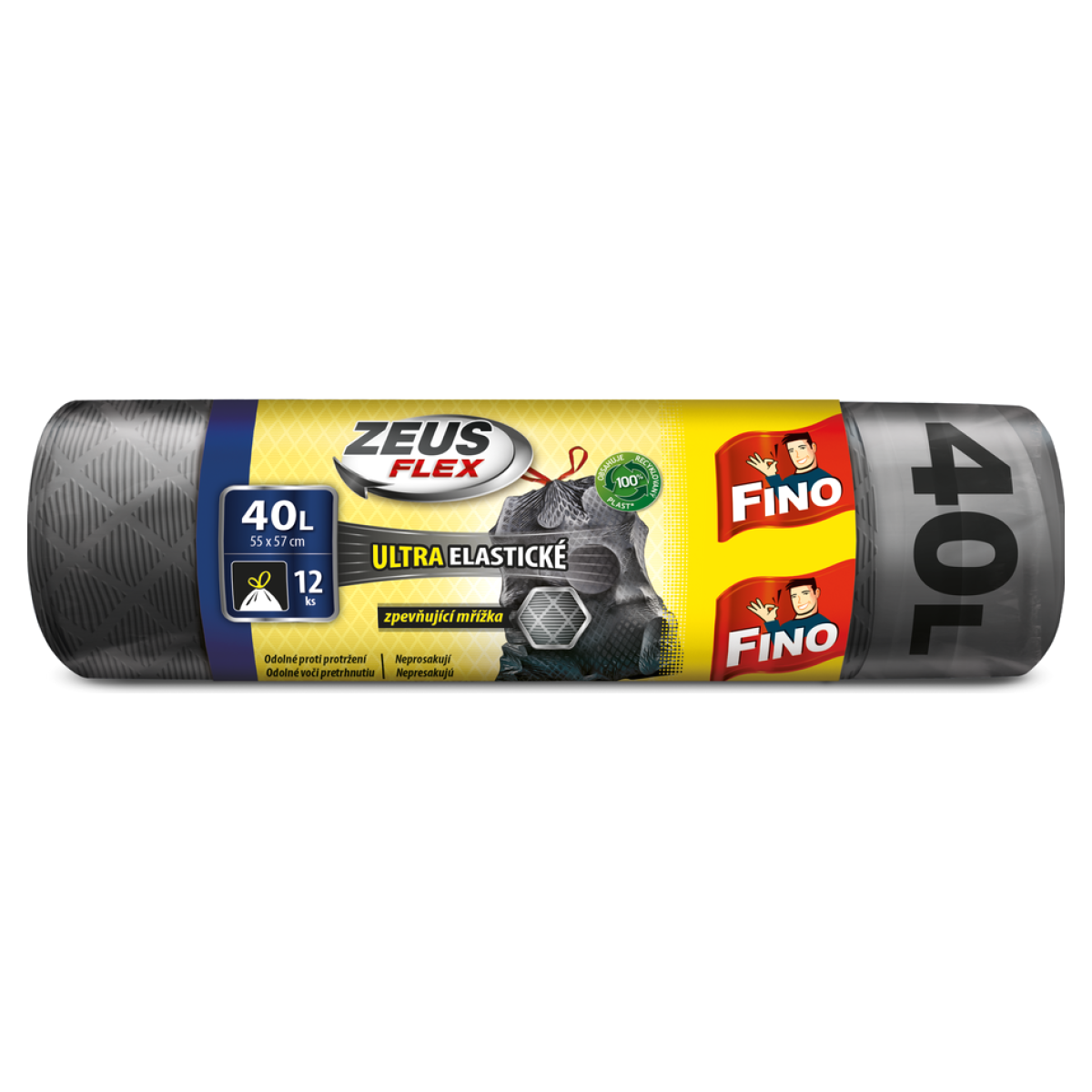 Zatahovací pytle na odpadky Zeus Flex 40 l Fino v akci levně | Kupi.cz