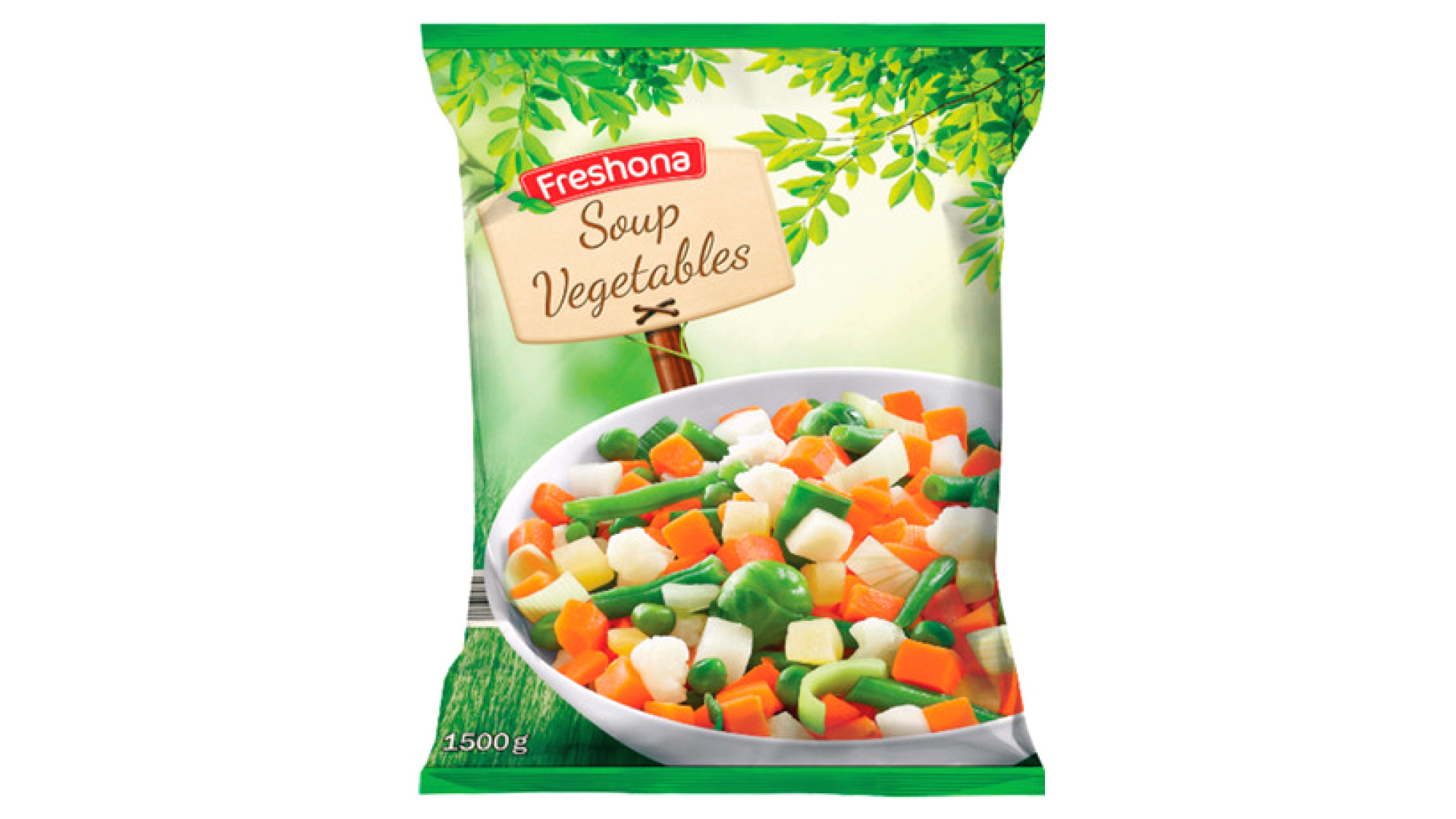 Zeleninová polévková směs mražená Freshona levně | Kupi.cz