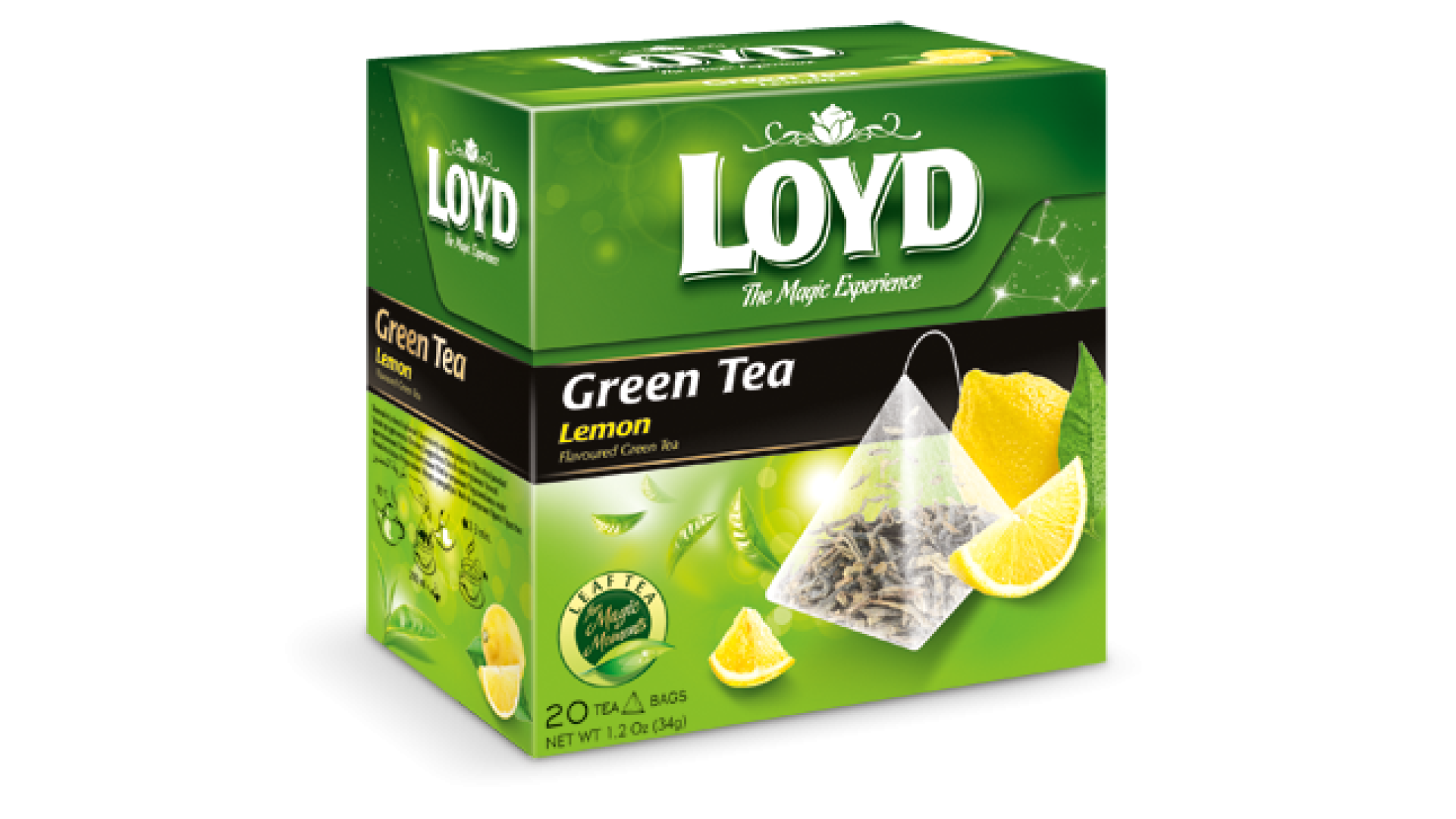Zelený čaj Loyd - pyramidový levně | Kupi.cz