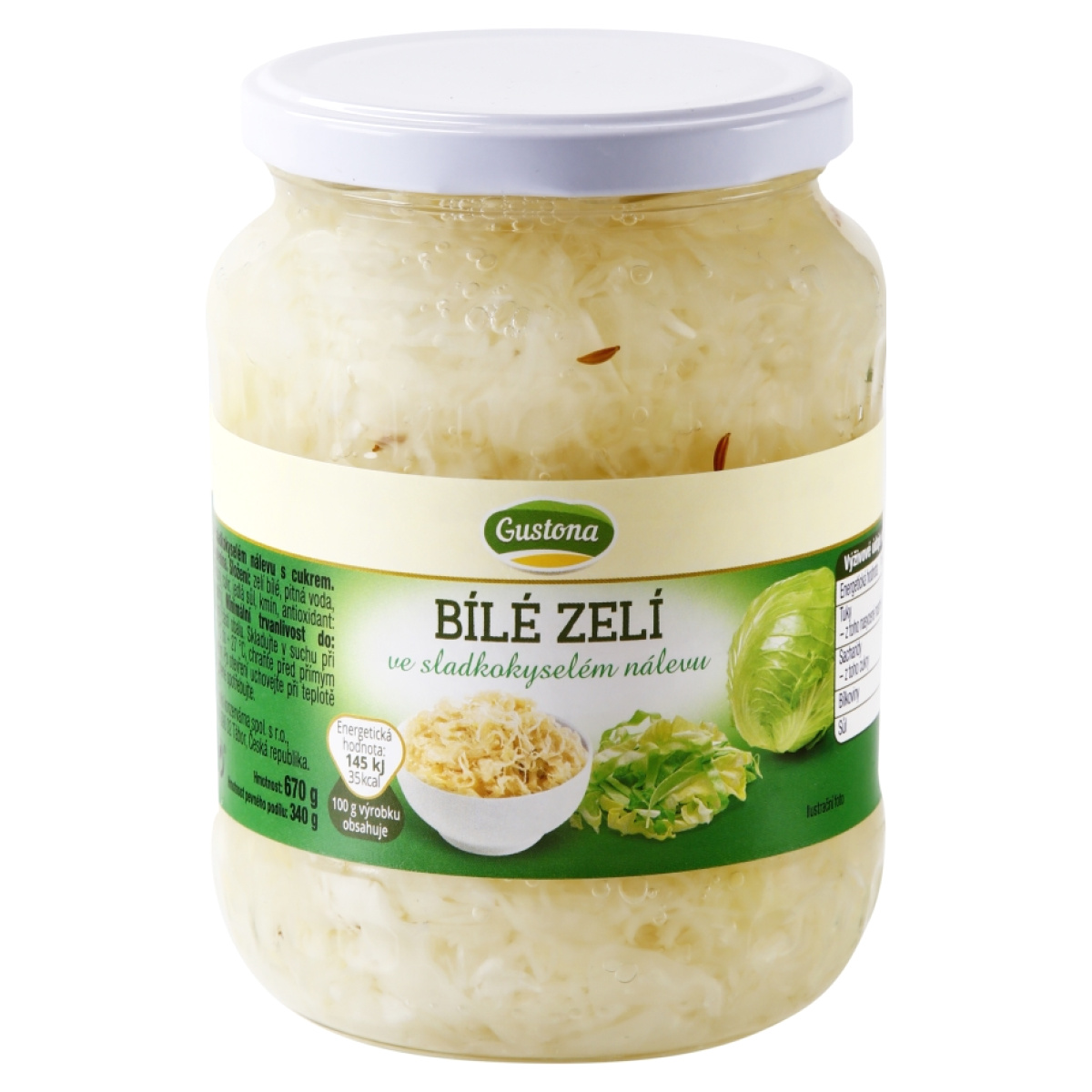 Zelí bílé sterilované Gustona levně | Kupi.cz