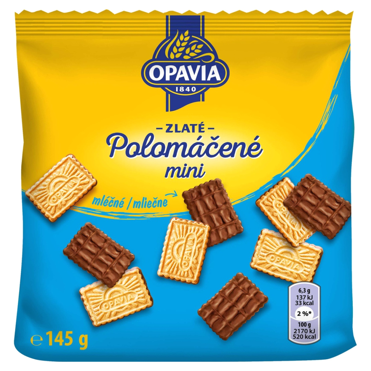 Zlaté polomáčené mini Zlaté Opavia v akci levně | Kupi.cz