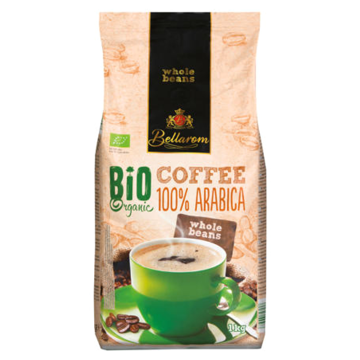 Zrnková káva Bio Arabica Bellarom levně | Kupi.cz