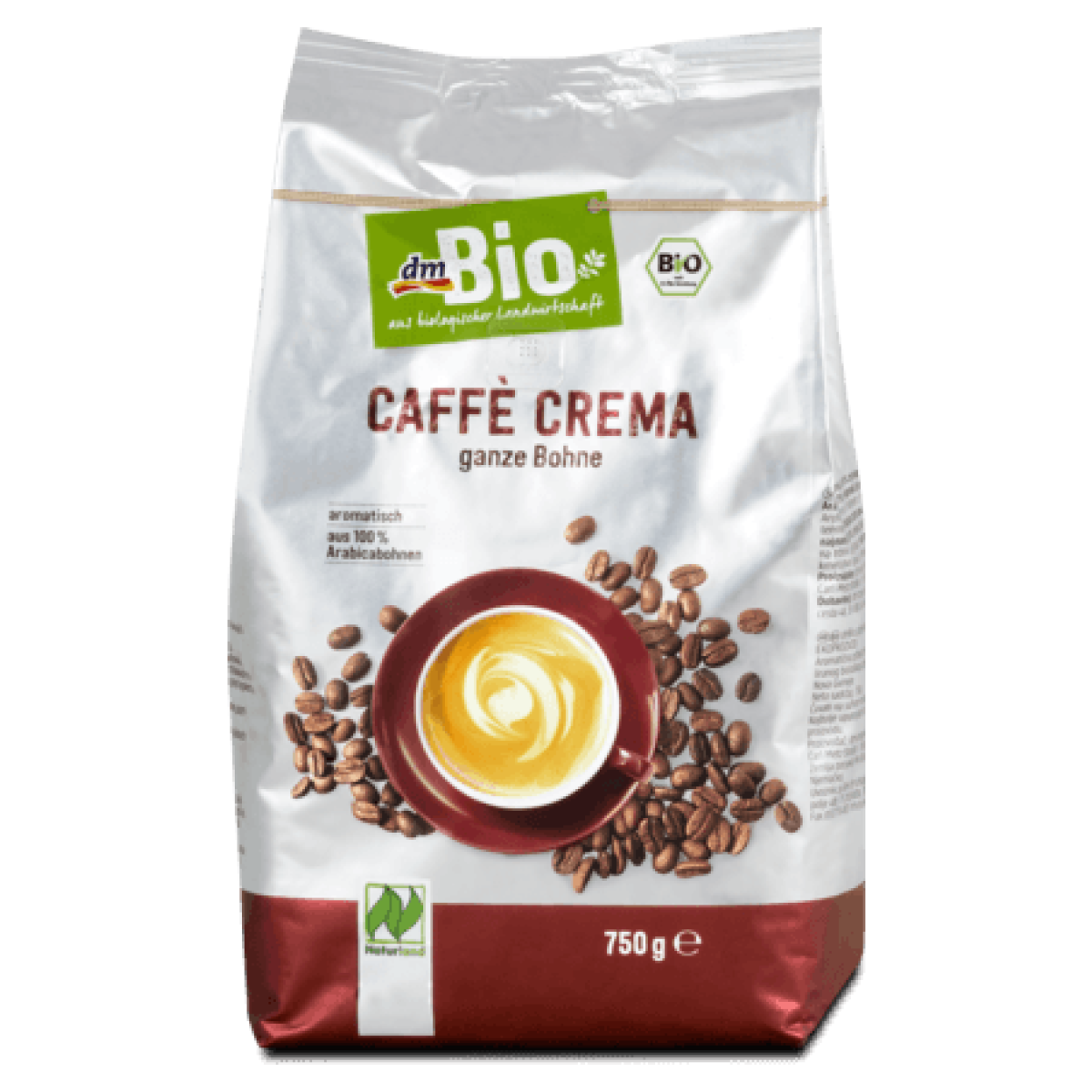 Zrnková káva Caffé Crema dm Bio levně | Kupi.cz