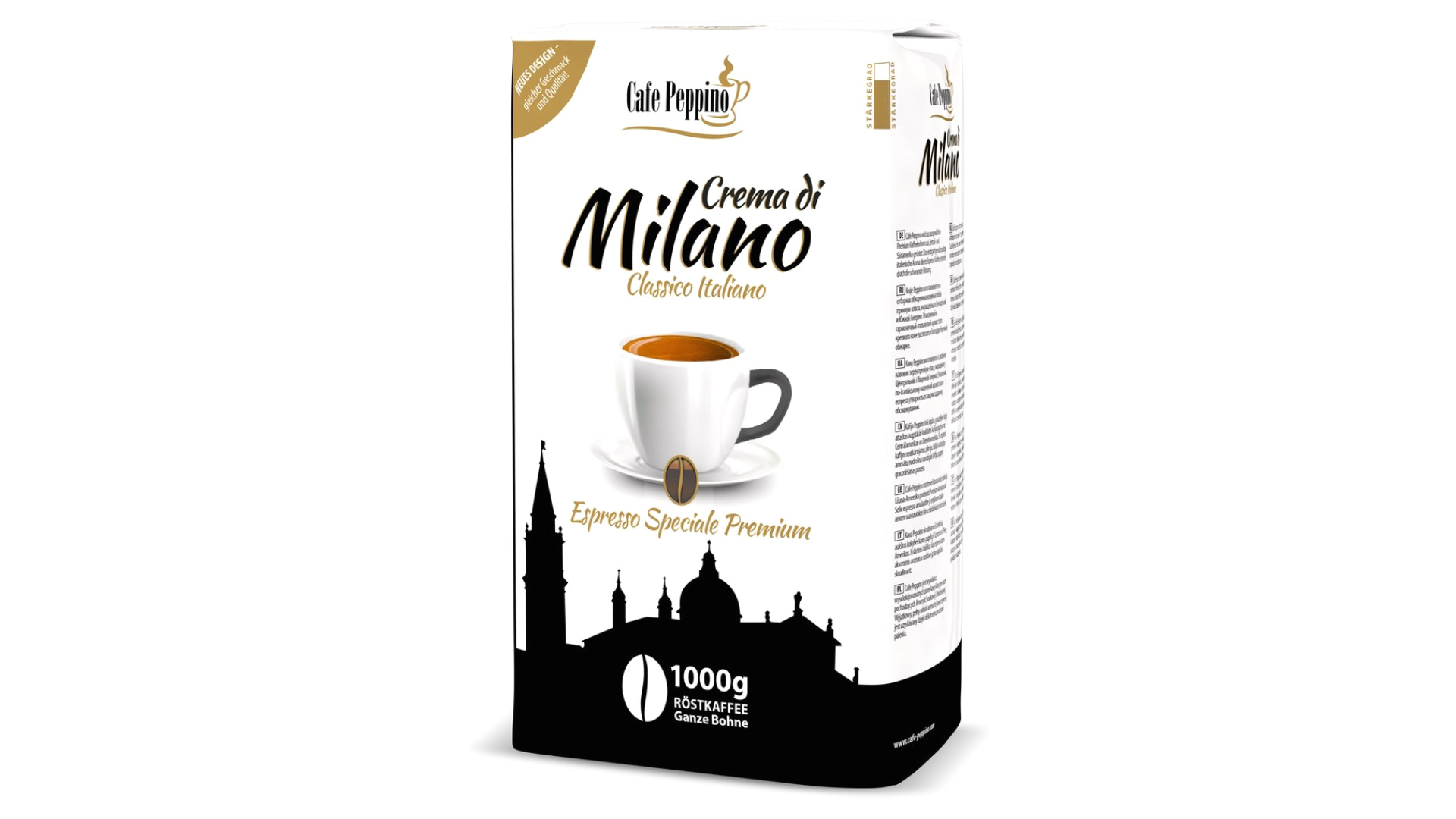 Zrnková káva Creme di Milano Café Peppino levně | Kupi.cz