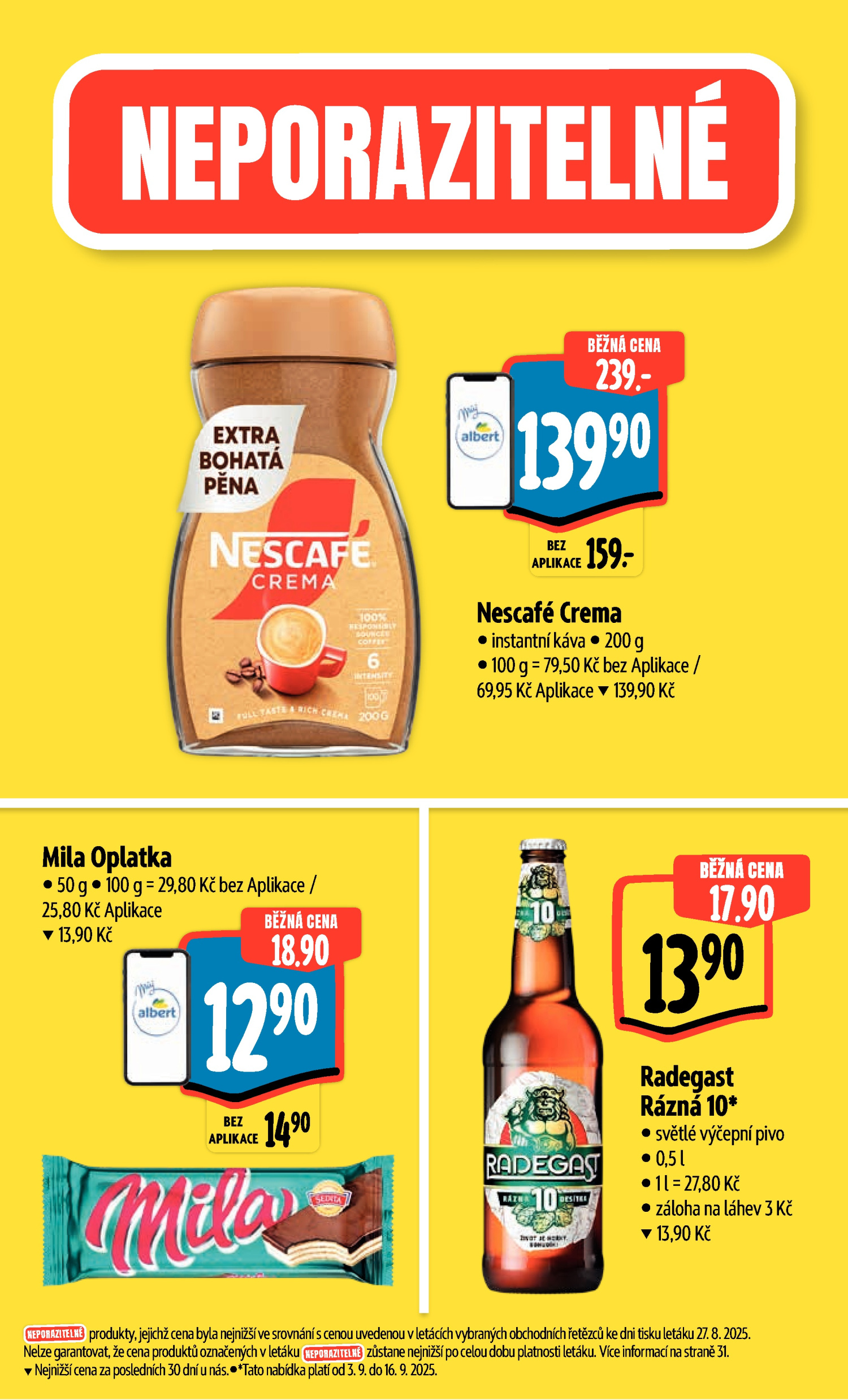 Albert Hypermarket leták od 3. 9. | Kupi.cz
