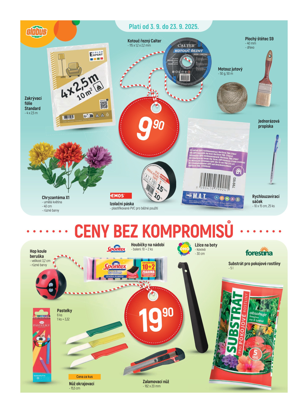 Globus leták Praha - Čakovice od 3. 9. | Kupi.cz