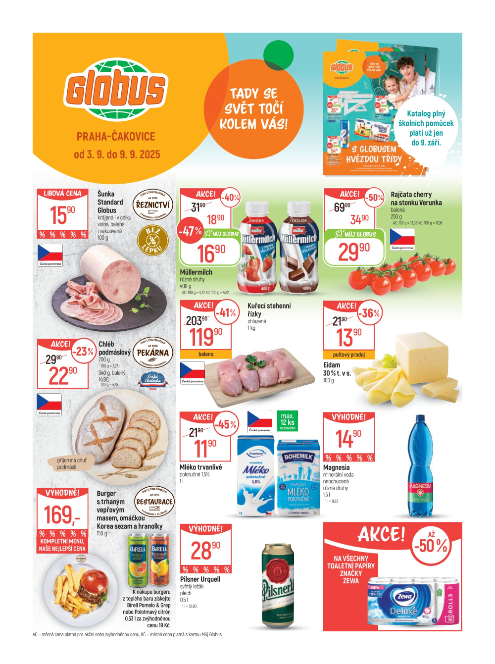 Globus leták Praha - Čakovice od 3. 9. | Kupi.cz
