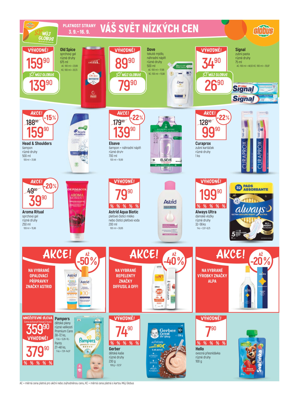 Globus leták Praha - Čakovice od 3. 9. | Kupi.cz