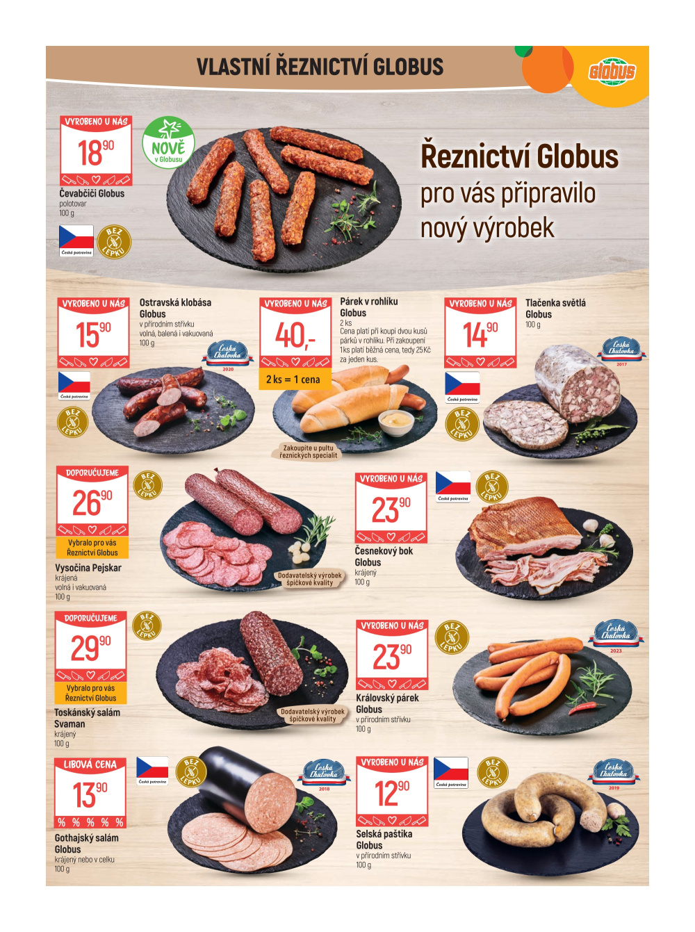 Globus leták Praha - Čakovice od 3. 9. | Kupi.cz