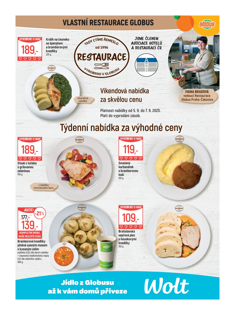 Globus leták Praha - Čakovice od 3. 9. | Kupi.cz