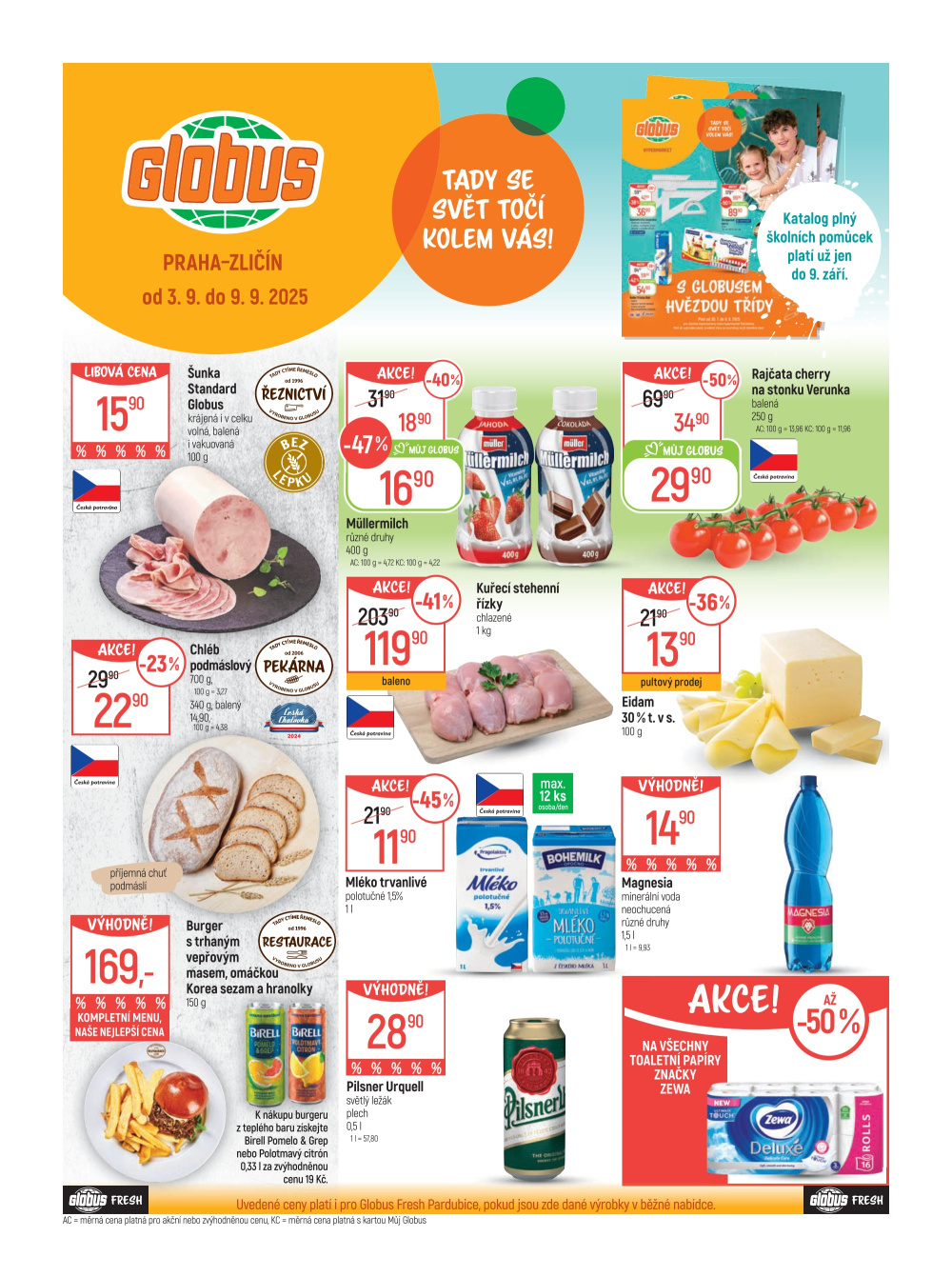 Globus leták Praha - Zličín od 3. 9. | Kupi.cz