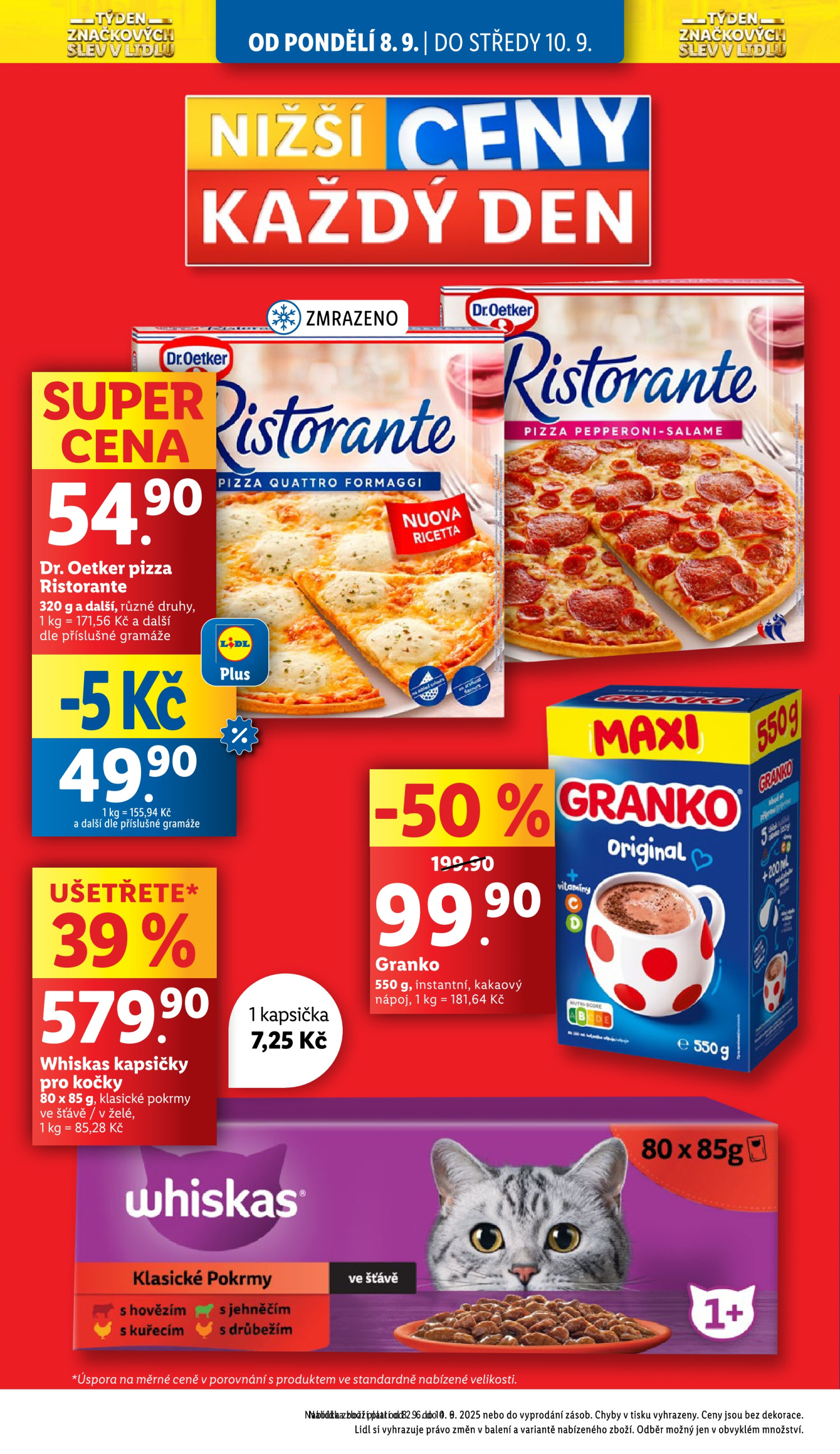 Lidl leták od pondělí - Značkové slevy v Lidlu od 8. 9. | Kupi.cz