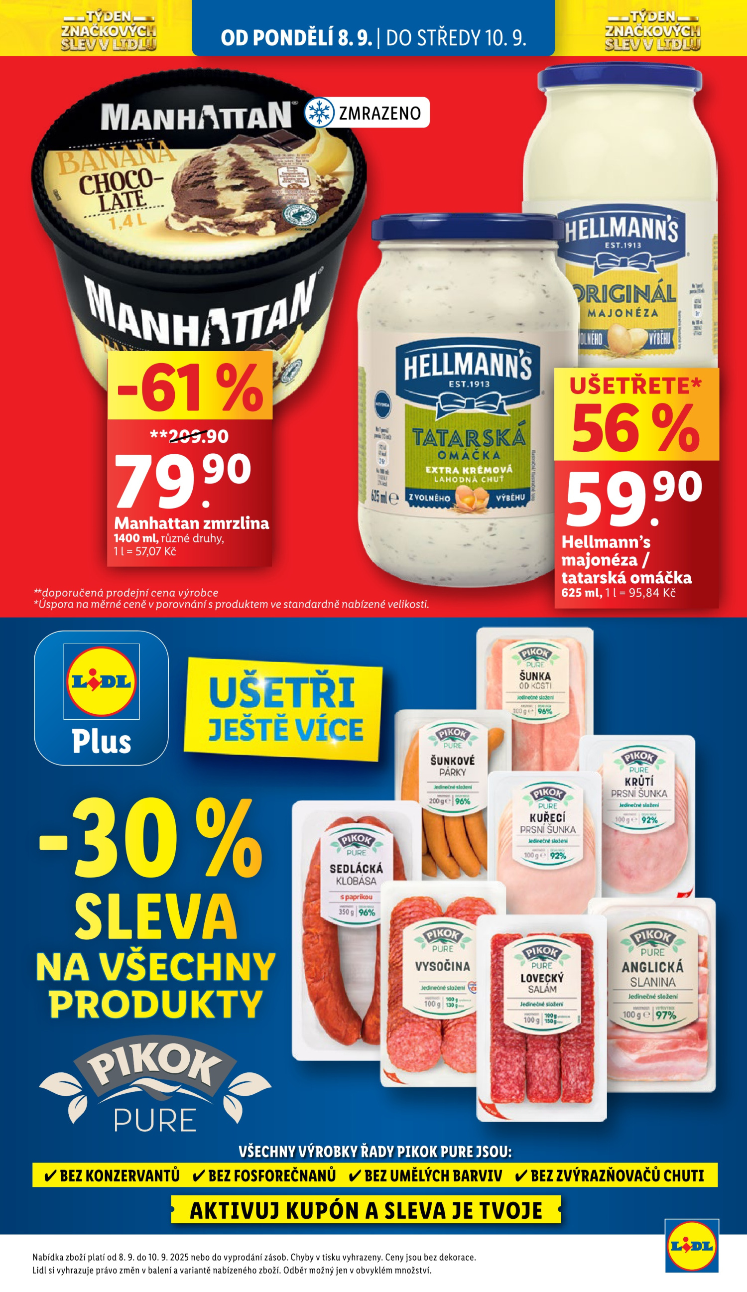 Lidl leták od pondělí - Značkové slevy v Lidlu od 8. 9. | Kupi.cz