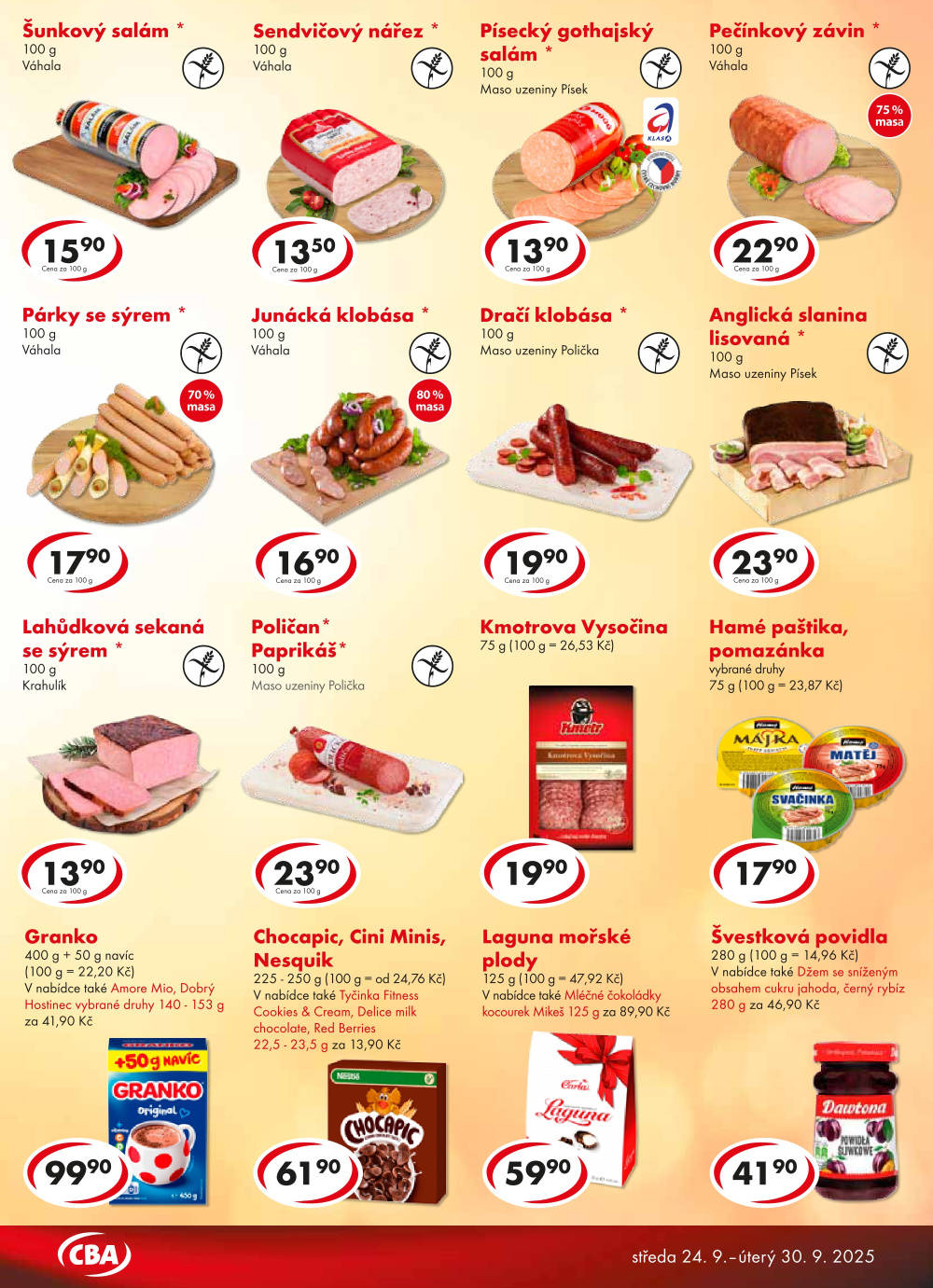 CBA Premium leták od 24. 9. | Kupi.cz