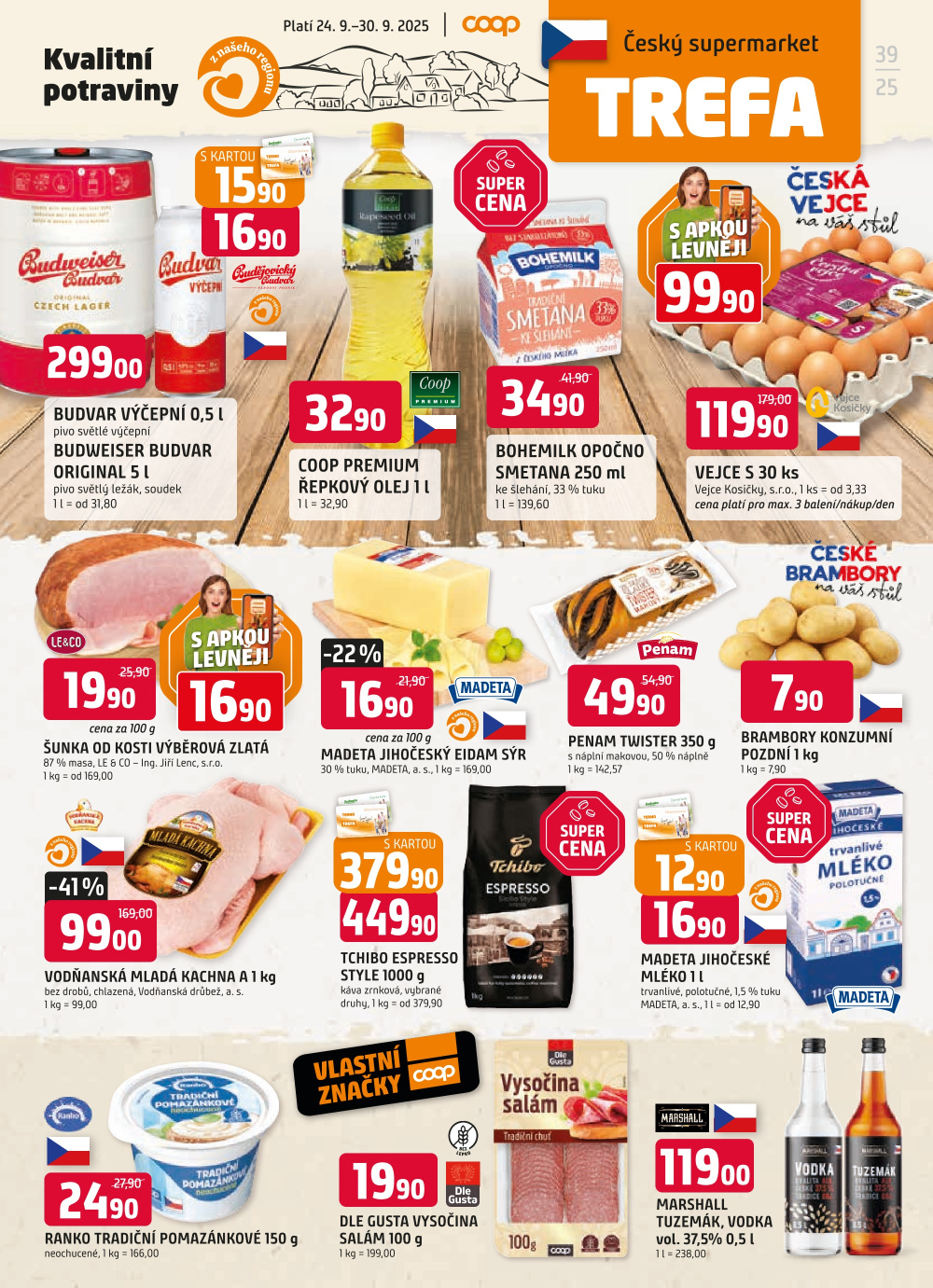 TREFA leták od 24. 9. | Kupi.cz