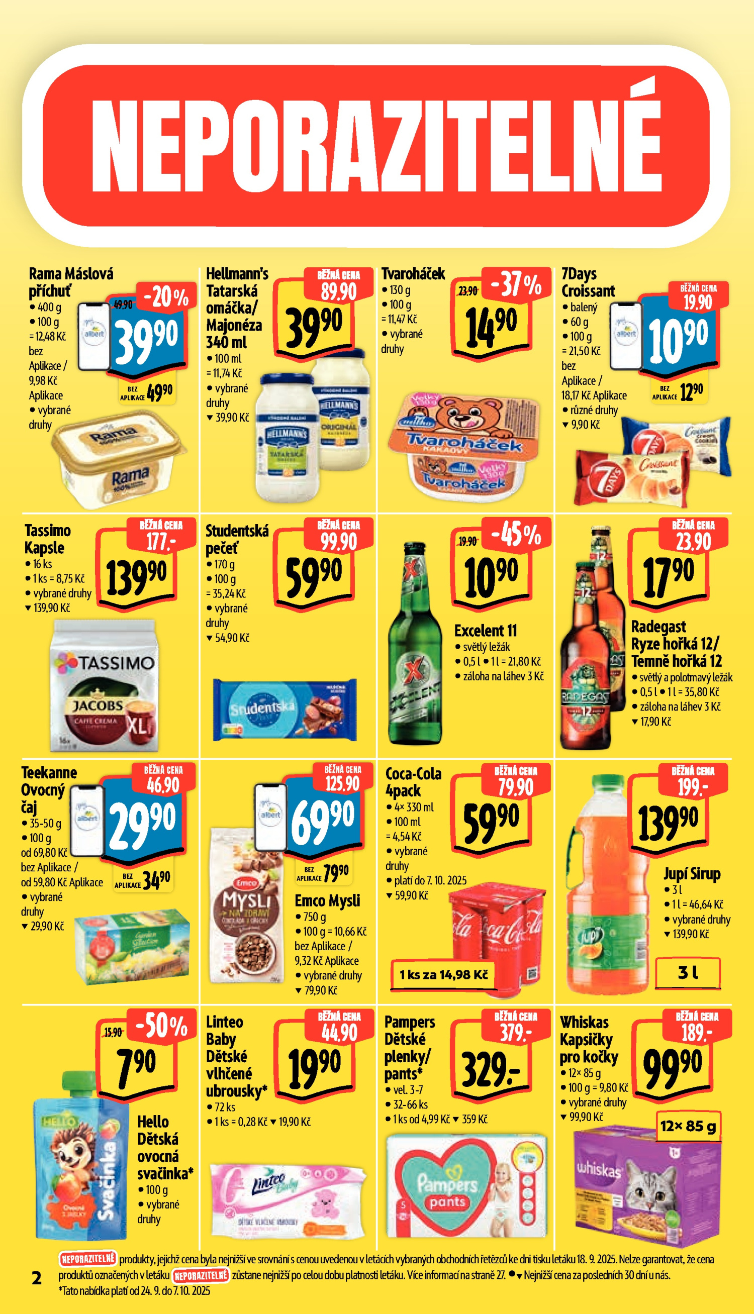 Albert Supermarket leták od 24. 9. | Kupi.cz