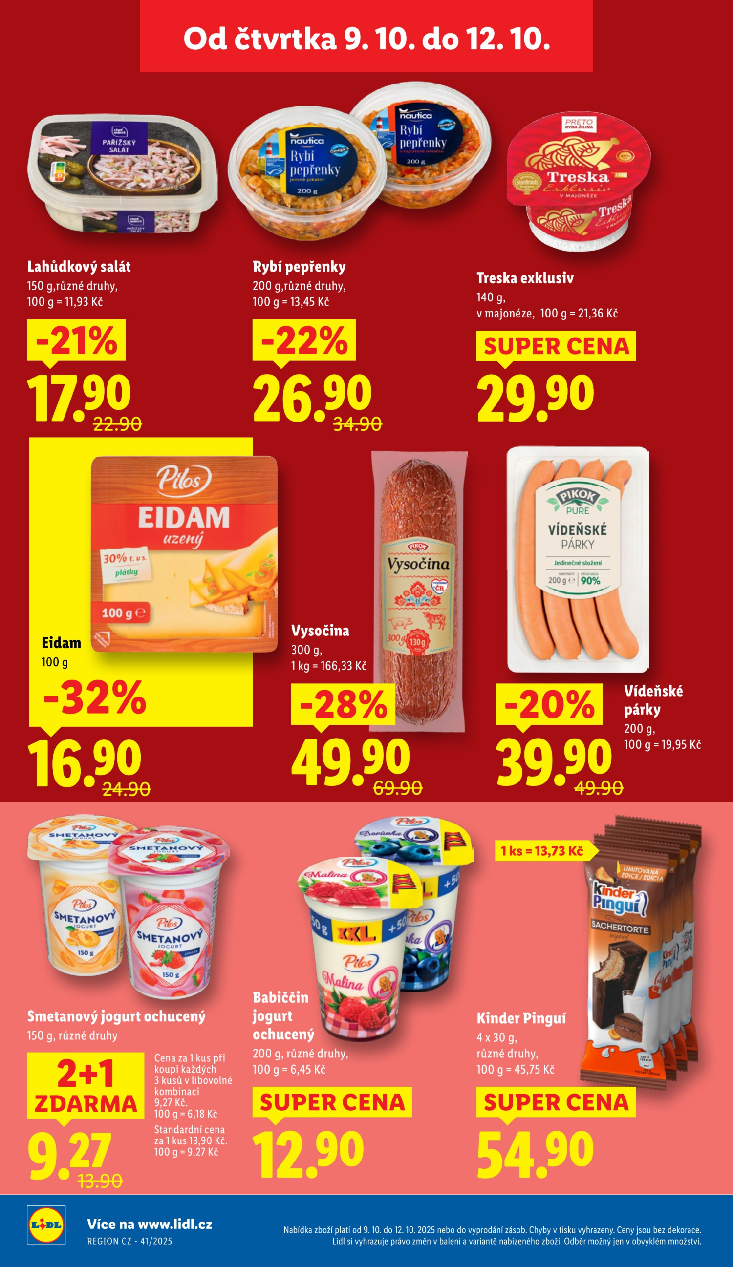 Lidl leták od čtvrtka od 9. 10. | Kupi.cz