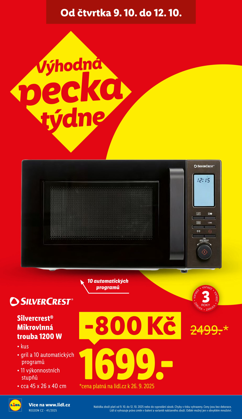 Lidl leták od čtvrtka od 9. 10. | Kupi.cz