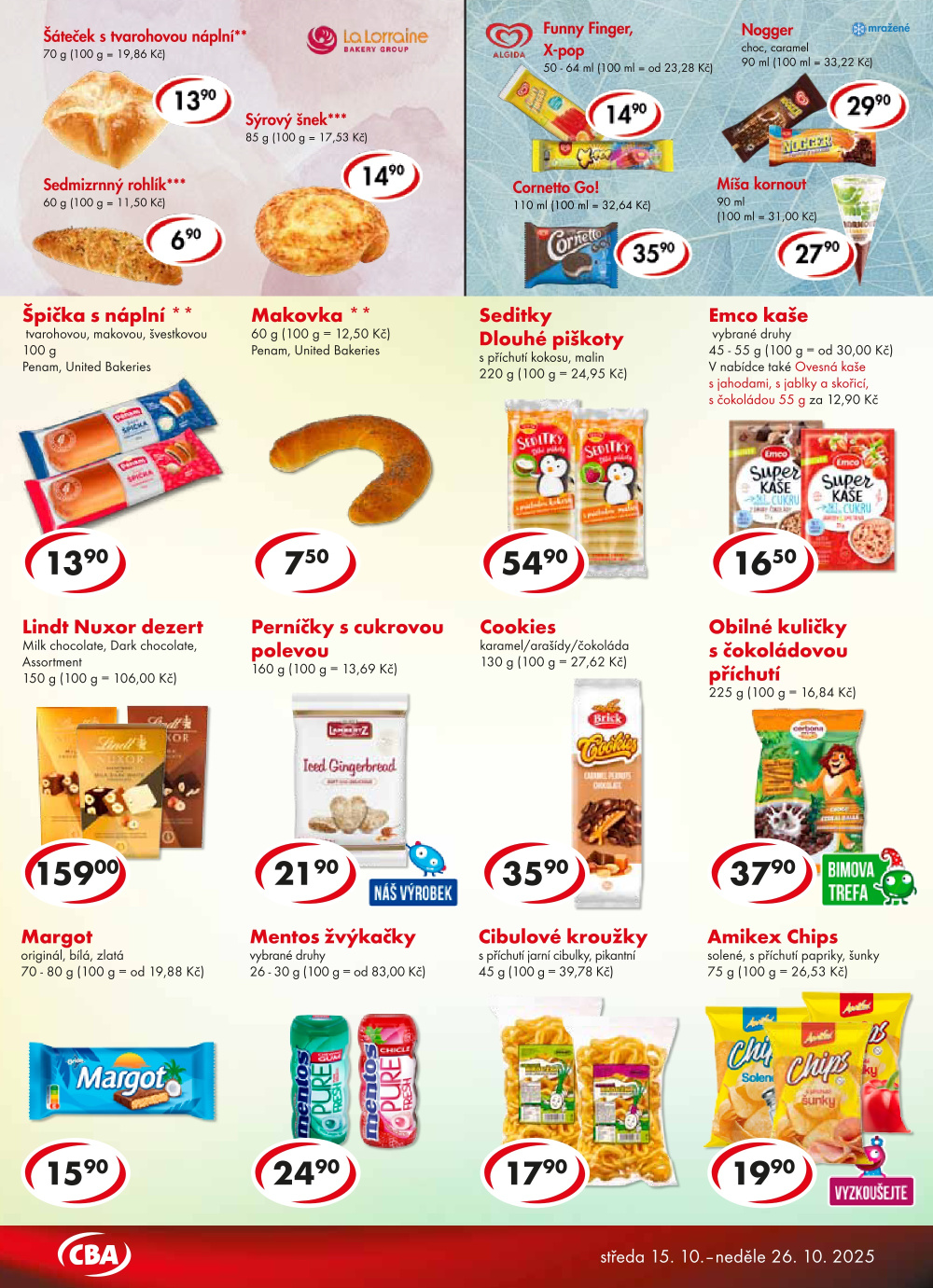 CBA Potraviny leták od 15. 10. | Kupi.cz