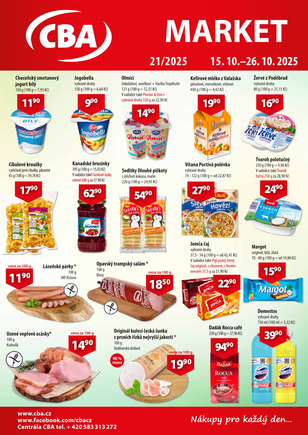 CBA Market leták od 15. 10. | Kupi.cz