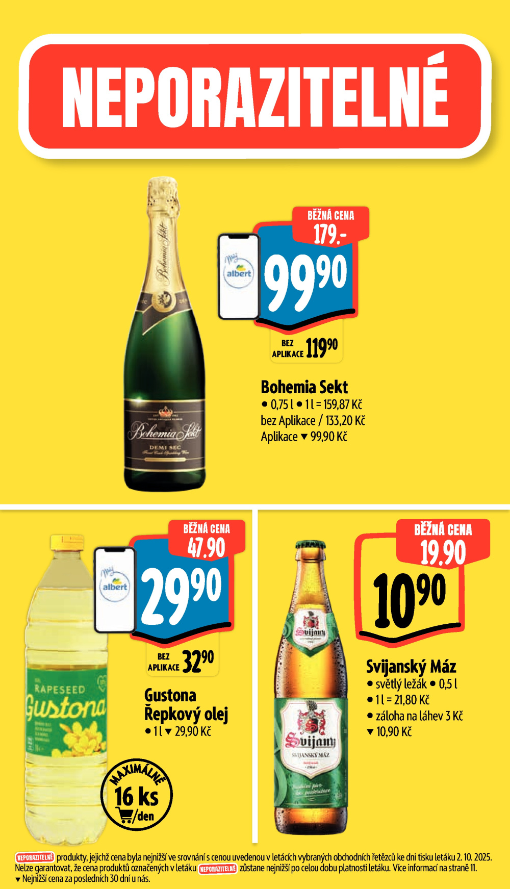 Albert Supermarket leták od 8. 10. | Kupi.cz