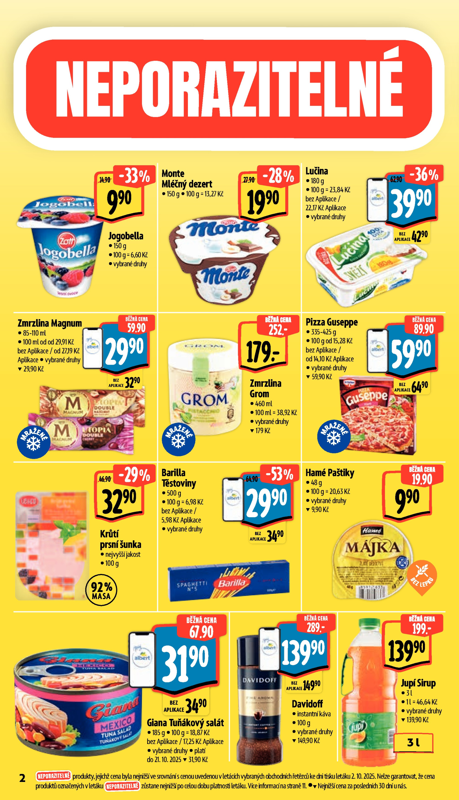 Albert Supermarket leták od 8. 10. | Kupi.cz