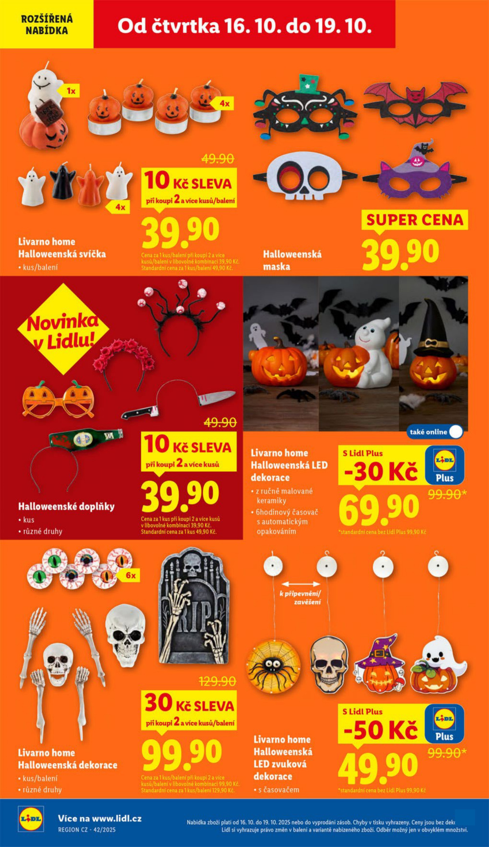 Lidl leták od čtvrtka - Strašidelná nabídka od 16. 10. | Kupi.cz