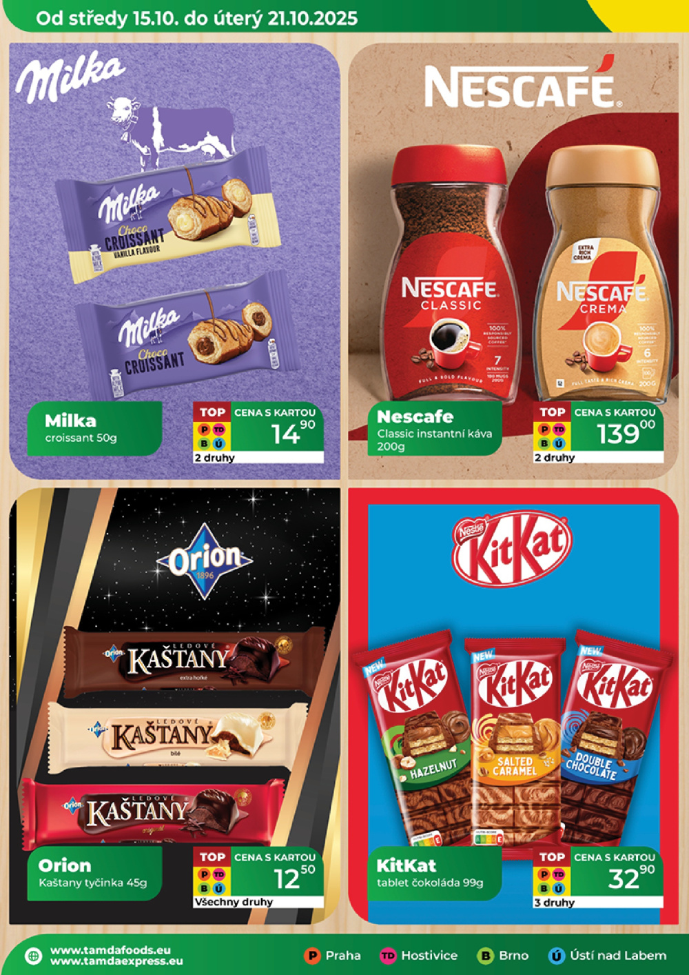 TAMDA FOODS leták od 15. 10. | Kupi.cz