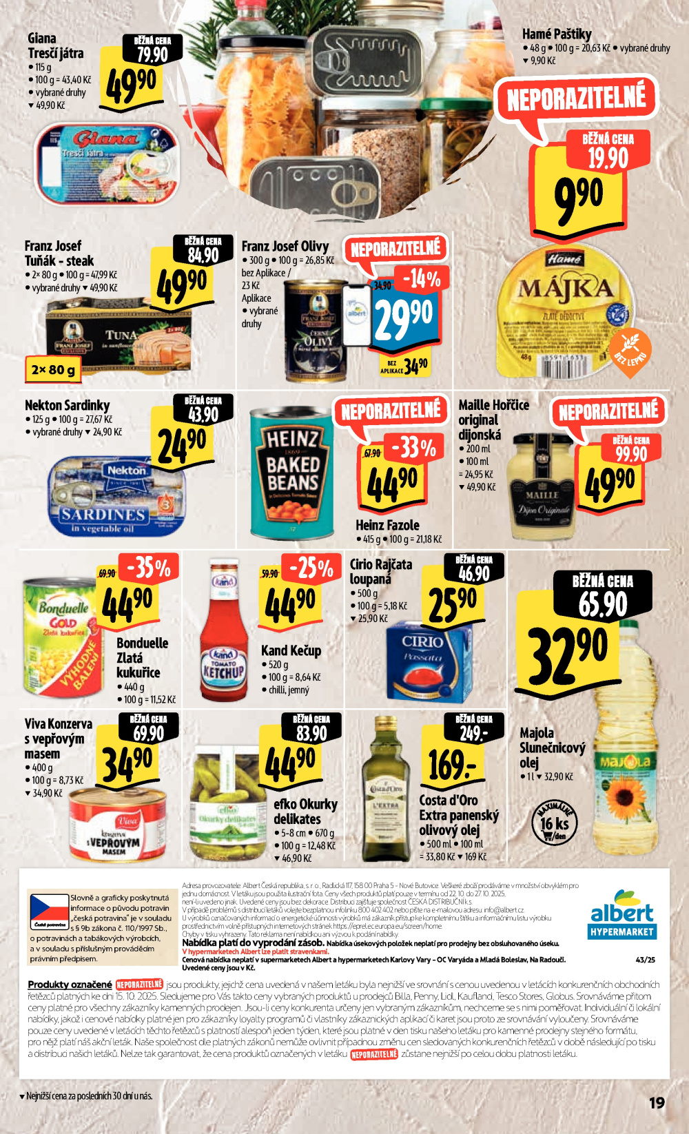 Albert Hypermarket leták od 22. 10. | Kupi.cz