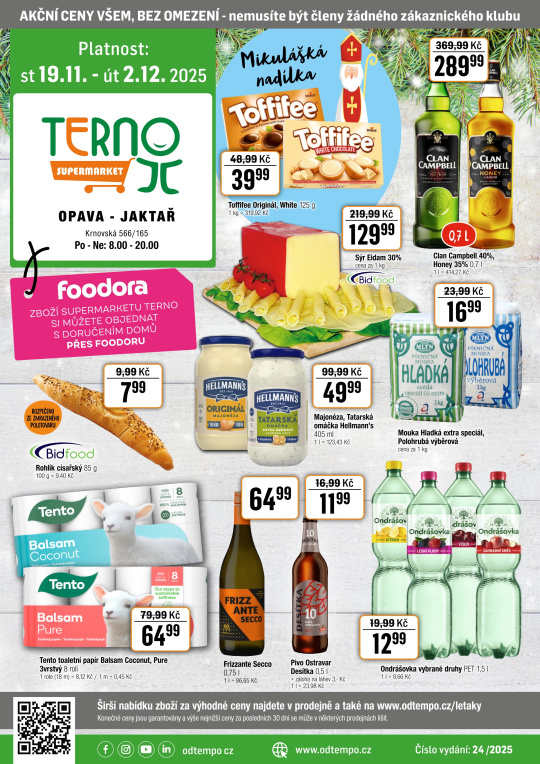 TEMPO leták - Terno Opava - Jaktář od 19. 11. | Kupi.cz