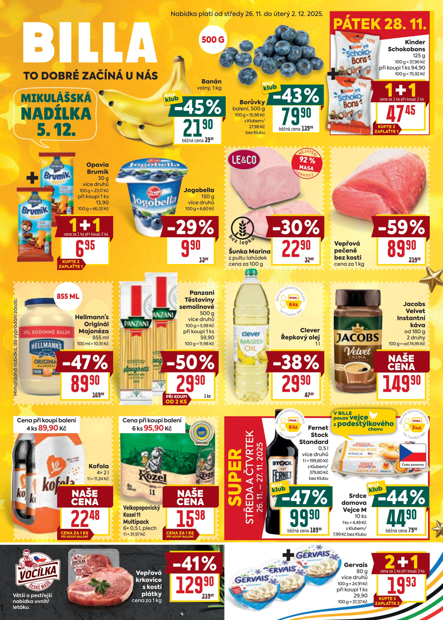 BILLA velký leták od 26. 11. | Kupi.cz