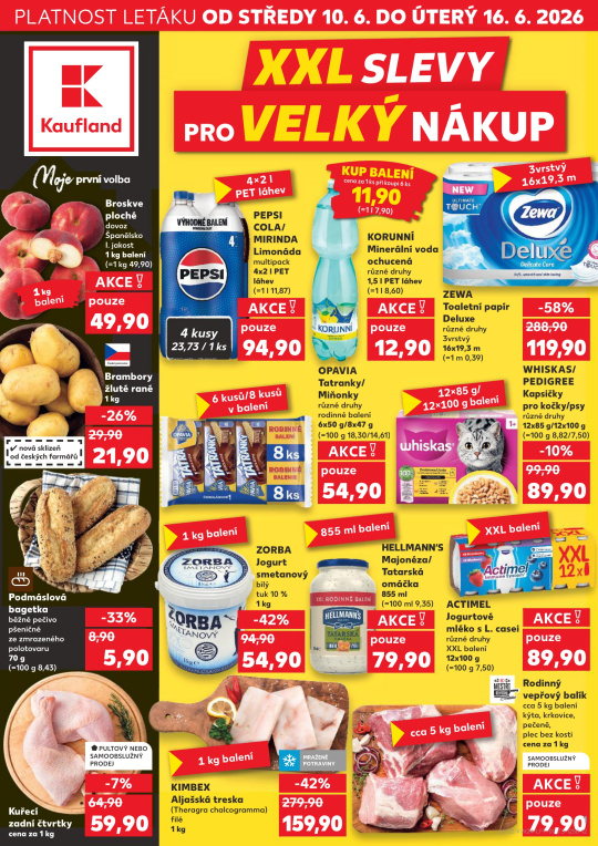 Kaufland leták Zábřeh od 10. 6. | Kupi.cz