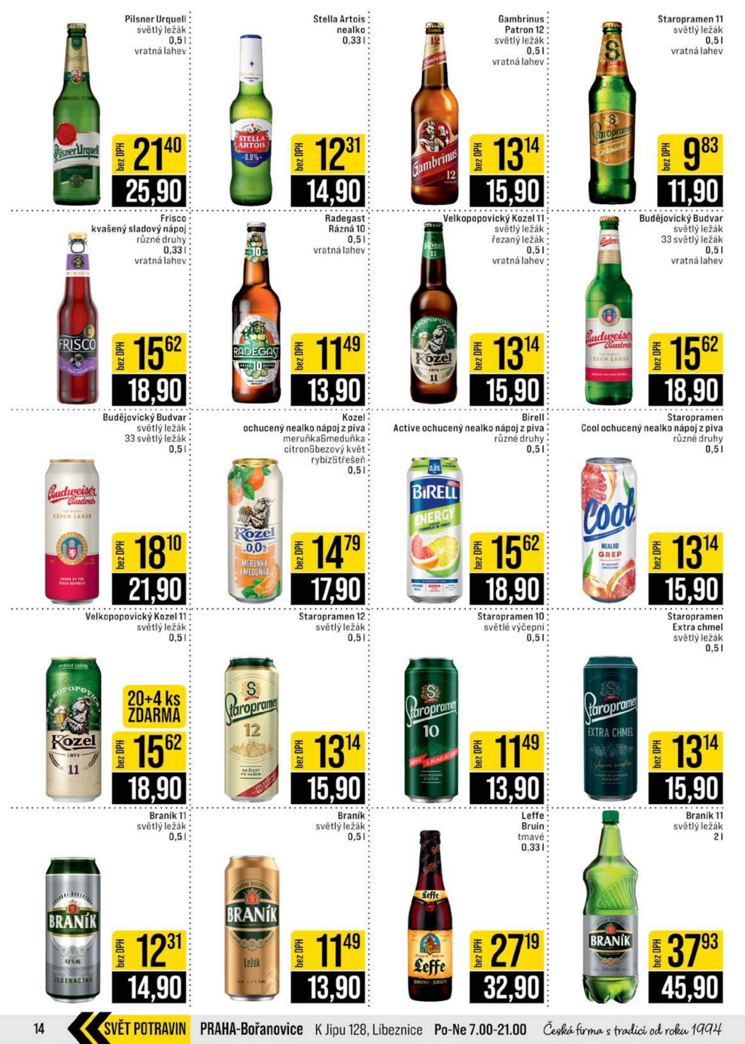 JIP leták CC Cash & Carry - Brno, Ostrava, Praha, Polička, Olomouc ...