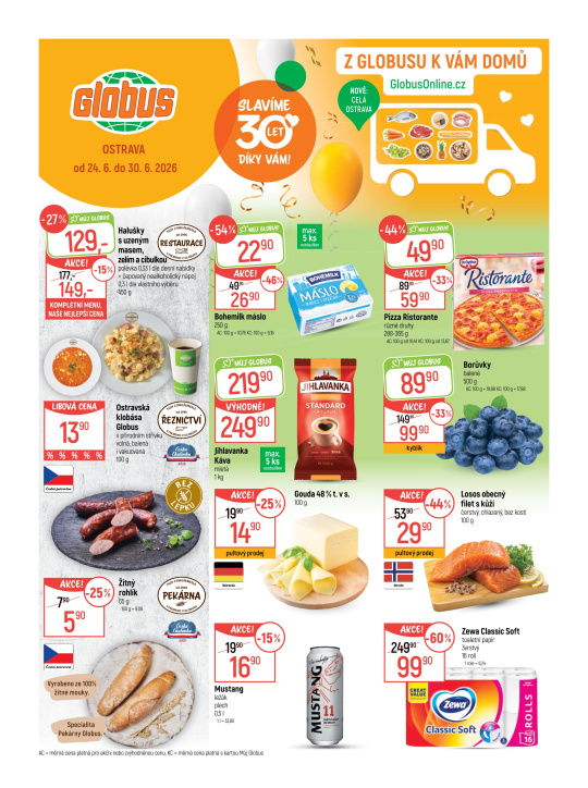 Globus leták Ostrava od 24. 6. | Kupi.cz
